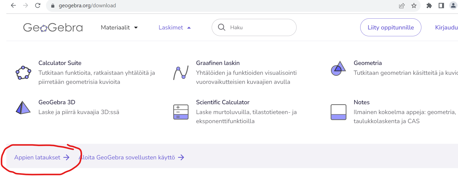 GeoGebra Classic 5 ja 6 uusimman version lataaminen 2024 – MIKKO RAHIKKA